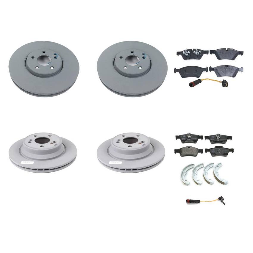 Disc Brake Pad and Rotor Kit – Front and Rear (330mm/300mm) Genuine ...