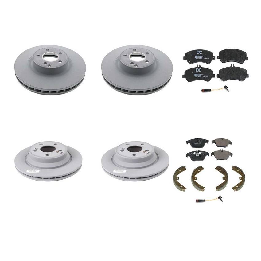 Disc Brake Pad and Rotor Kit – Front and Rear (330mm/300mm) Genuine ...