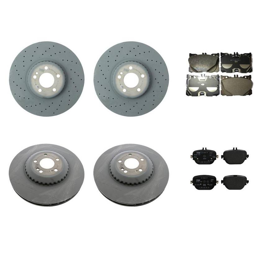 Disc Brake Pad and Rotor Kit – Front and Rear (360mm/360mm) Genuine ...