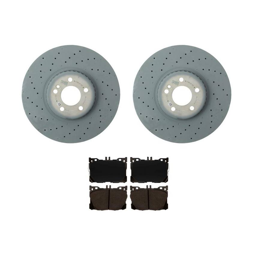 Disc Brake Pad and Rotor Kit – Front (360mm) Genuine Mercedes-Benz ...