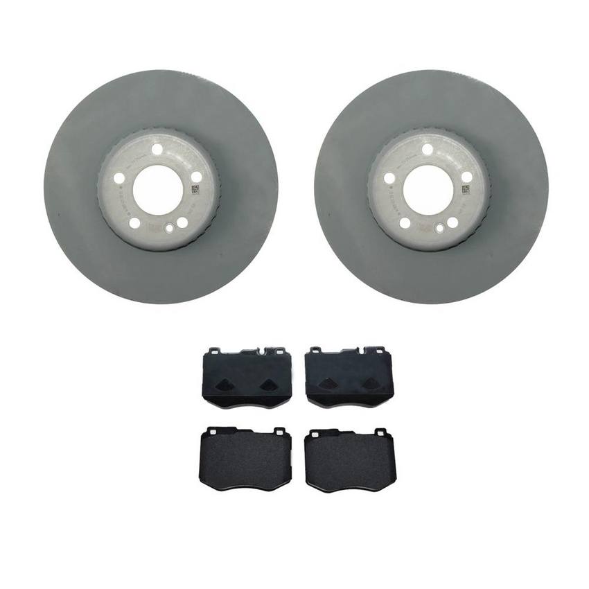 Mercedes Disc Brake Pad and Rotor Kit – Front (342mm) 0004212812 ...