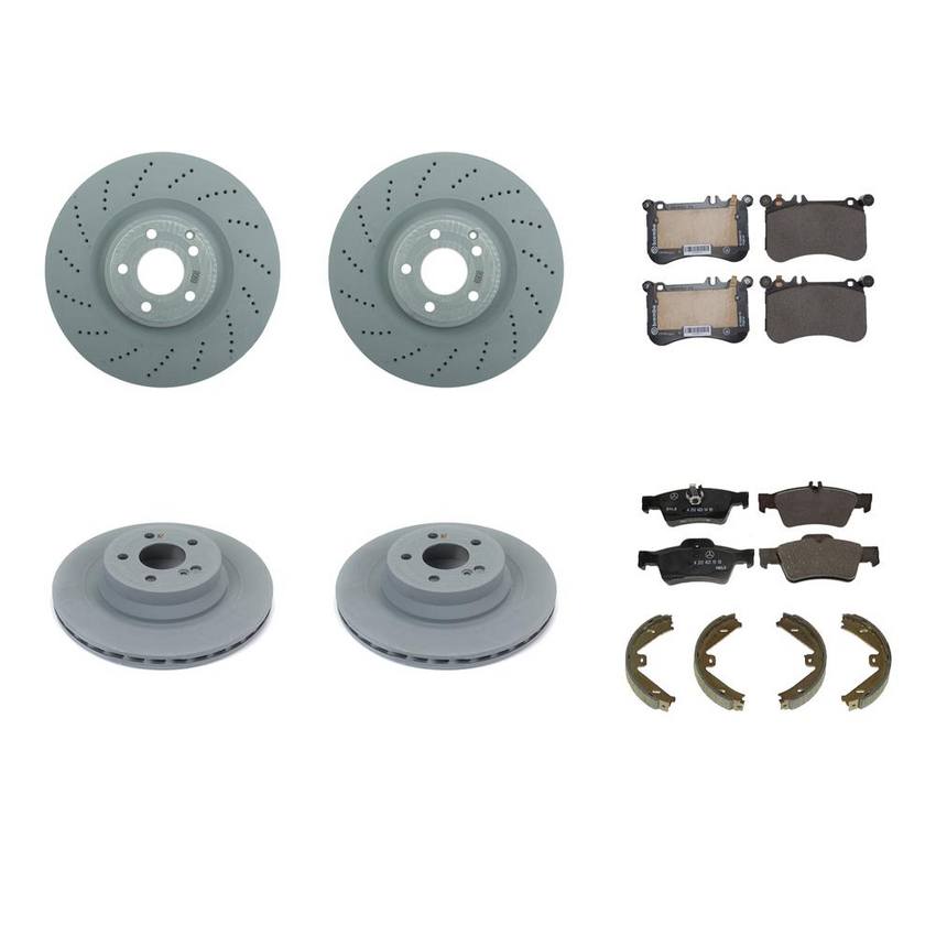 Disc Brake Pad and Rotor Kit – Front and Rear (360mm/320mm) Genuine ...