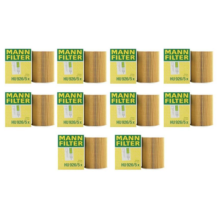 BMW Engine Oil Filter Kit (Cartridge) 11427840594 – MANN-FILTER ...