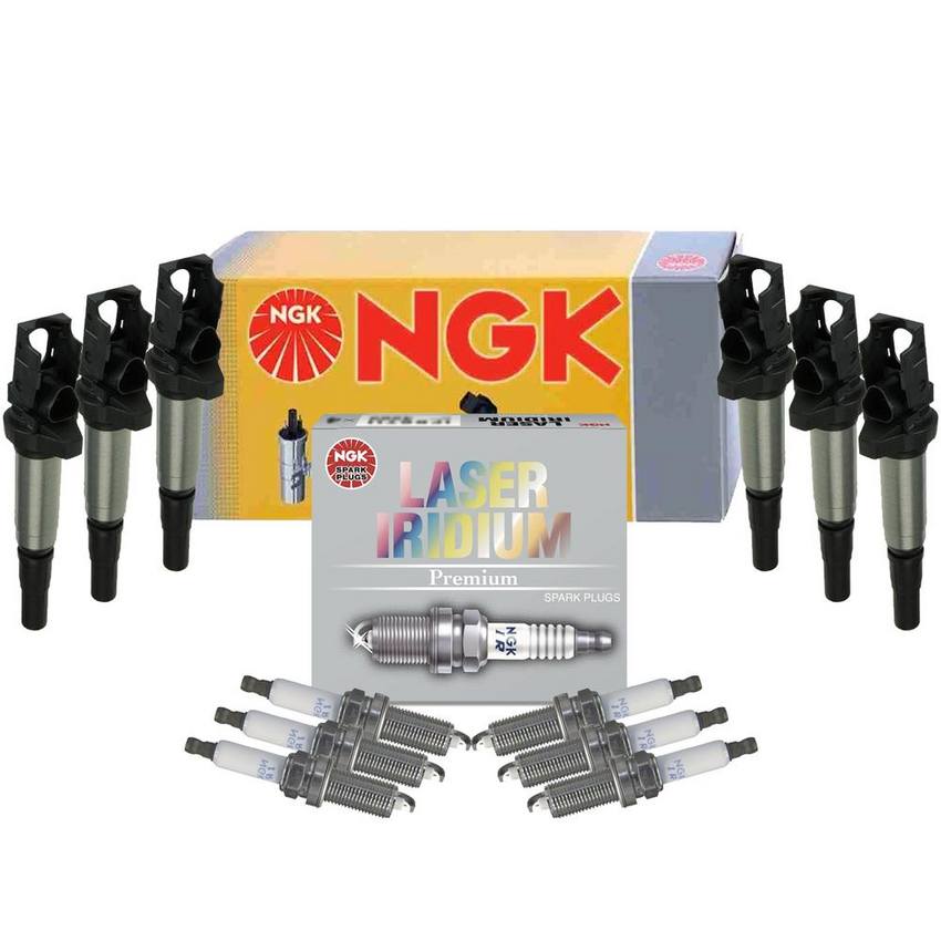 BMW Ignition Coil Kit (Laser Iridium) (Gap 0.044) NGK BM-4196684-KIT