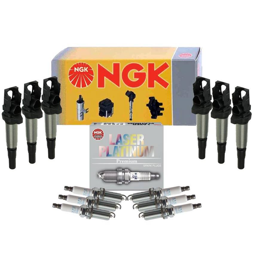 NGK Ignition Coil Kit (Laser Platinum) NGK 4196695KIT