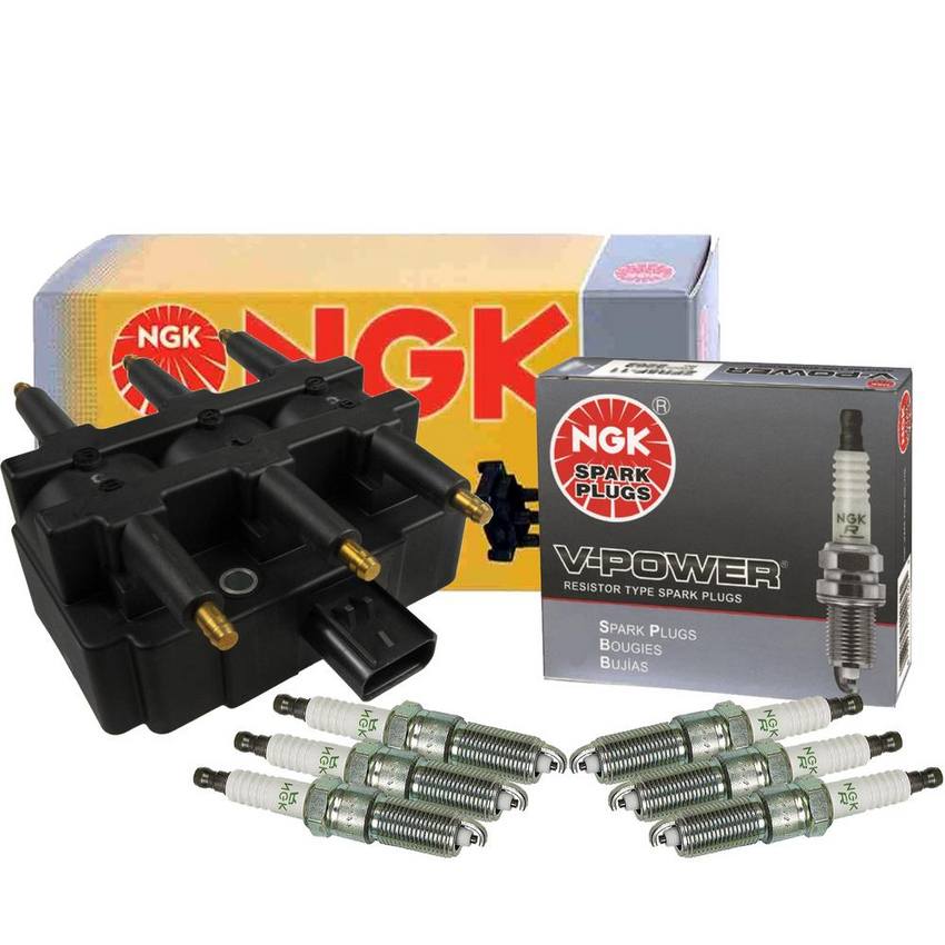 VW Ignition Coil Kit (V-Power) (Gap 0.052) – NGK NGK 4198113KIT