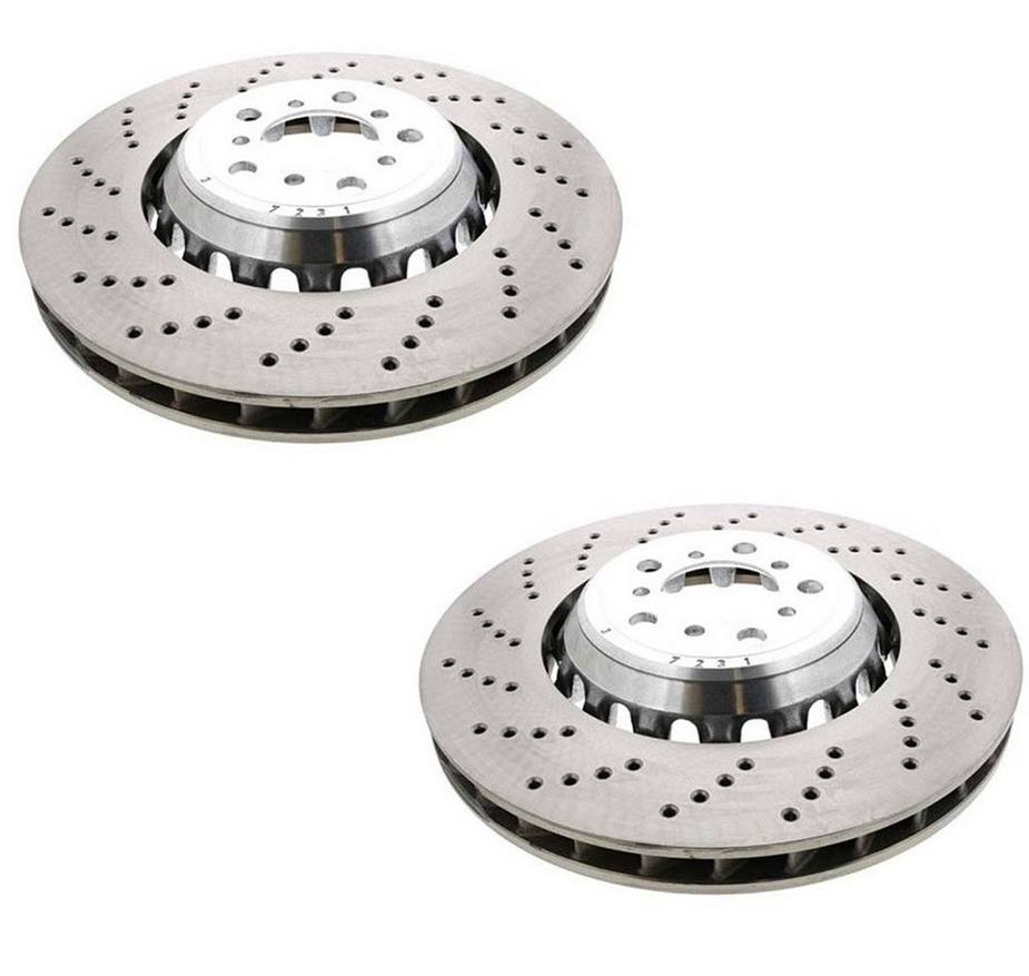 Disc Brake Rotor Set – Front (400mm) (400mm) (Drilled-Composite) SHW ...