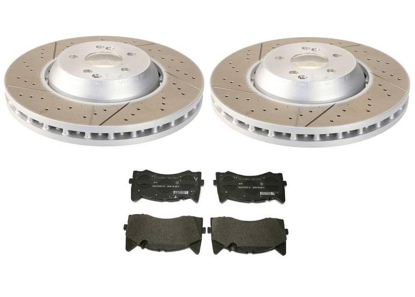Mercedes Brake Pad and Rotor Kit – Front (360mm) 2124210512 SHW ...
