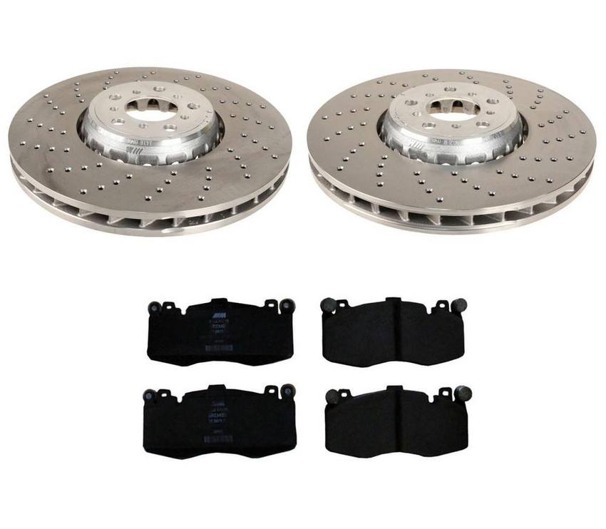 BMW Brake Pad and Rotor Kit – Front (395mm) 34112284901 SHW Performance ...