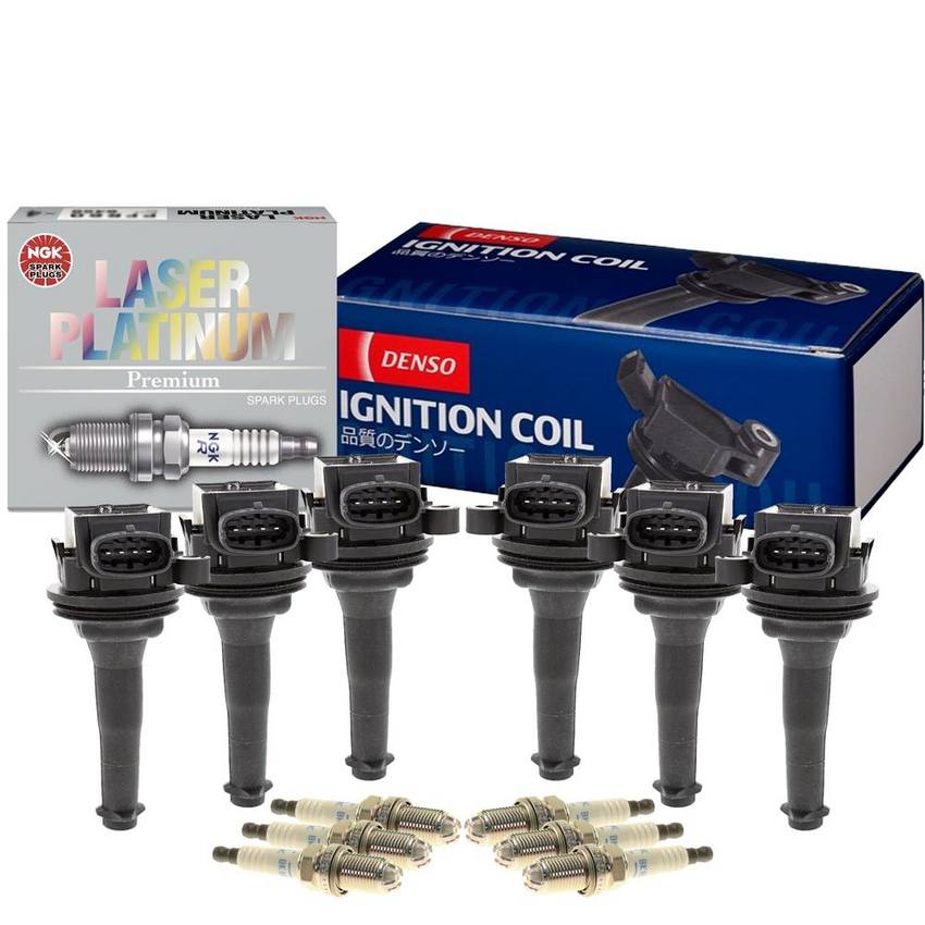 Denso Ignition Coil Kit (Laser Platinum) (Gap 0.020) Denso 4211123KIT
