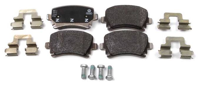 Audi VW Disc Brake Pad Set – Rear 4F0698451D Genuine VW/Audi 4F0698451D