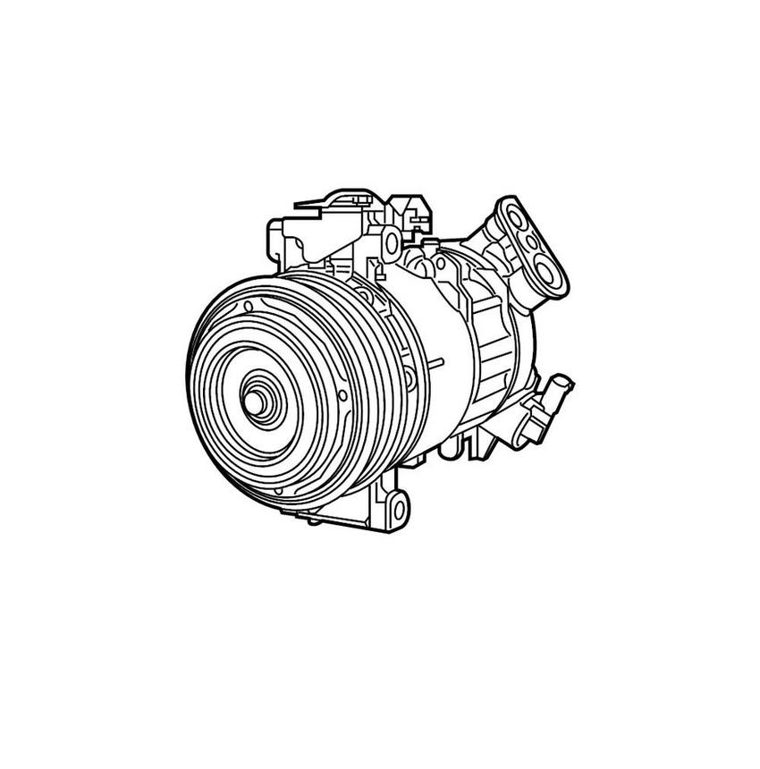 Audi A/C Compressor 4S0260805A Genuine VW/Audi 4S0260805A