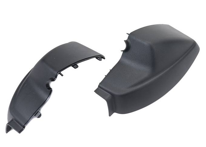 Interior Rear View Mirror Cover Set (Black) Genuine BMW 51169177204