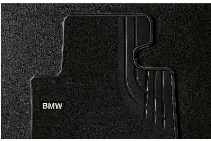 BMW Floor Mat Set – Front (Black – Rubber) 51472293352 Genuine BMW ...