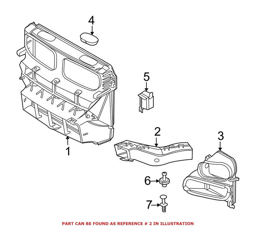 Engine Air Intake Hose – Front Driver Left Genuine BMW 51487158379