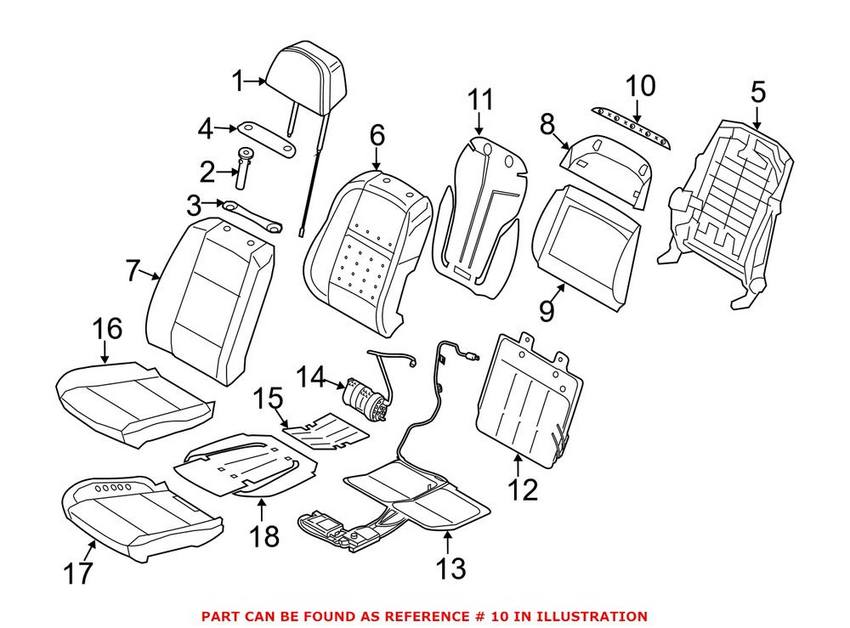 BMW Reading Light 52109290477 – Genuine BMW Genuine BMW 52109290477