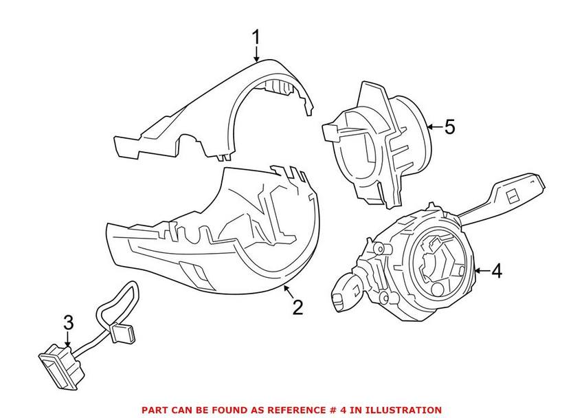 BMW Combination Switch 61319351140 Genuine BMW 61319351140