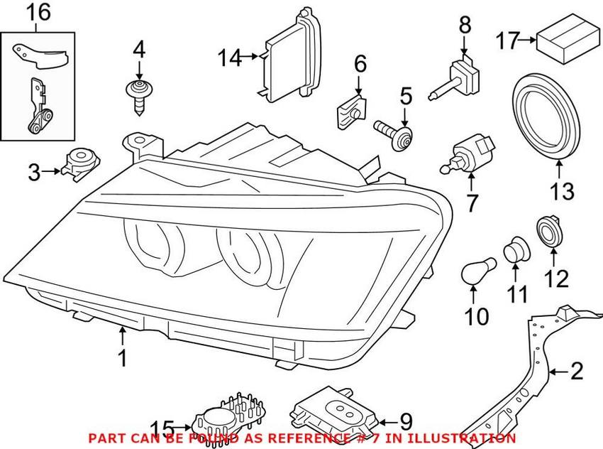 BMW Headlight Adjusting Motor – Headlight Vertical Aim Control ...