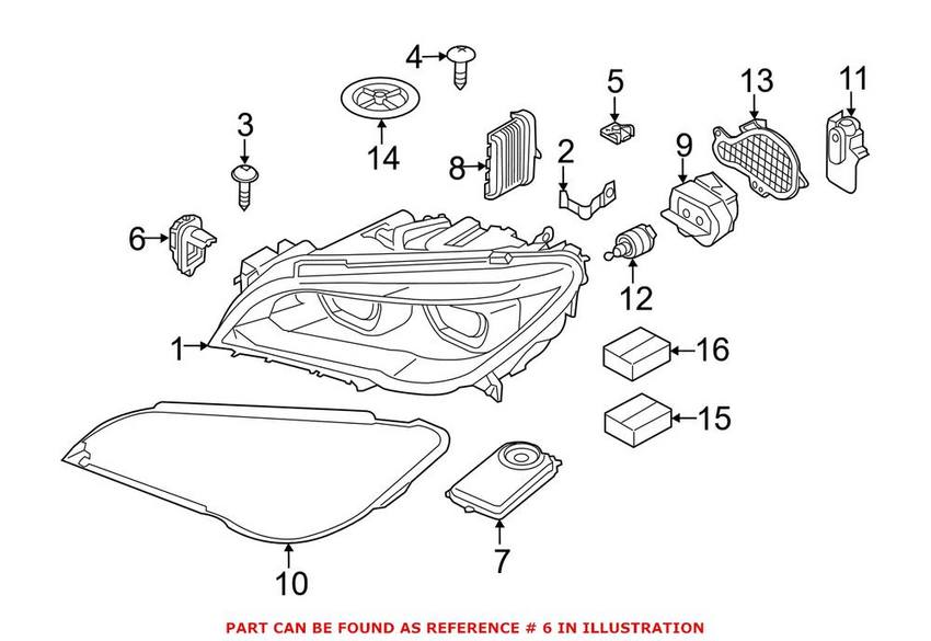 BMW High Intensity Discharge Headlight Control Module – Front Driver ...