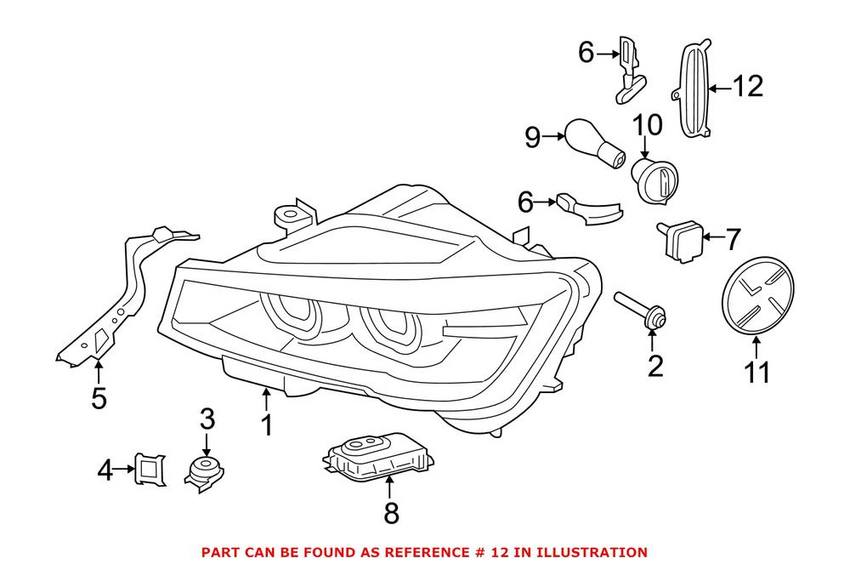 High Intensity Discharge Headlight Control Module – Front Genuine BMW ...