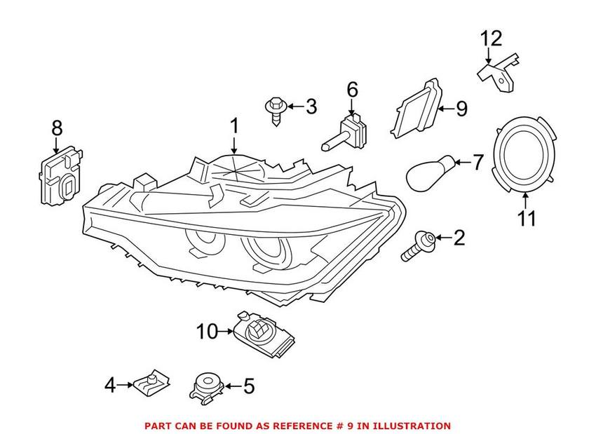 BMW High Intensity Discharge Headlight Control Module – Front ...
