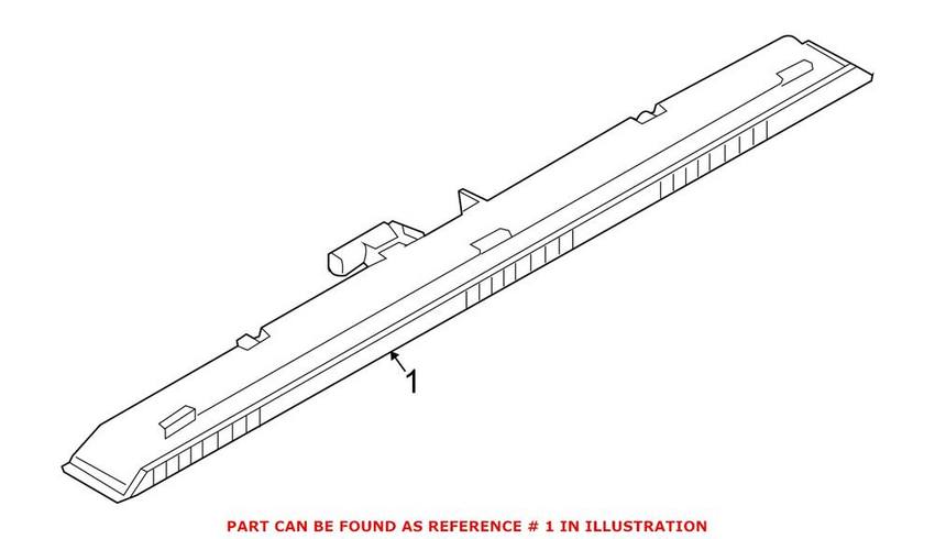 Center High Mount Stop Light – Rear Genuine BMW 63213440408