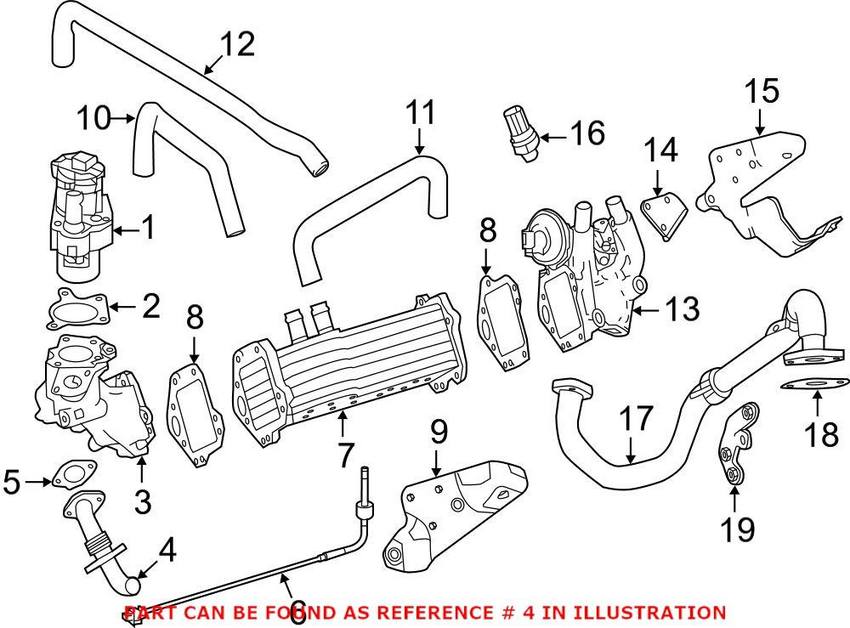 Mercedes Vacuum Line 642140090864 – Genuine Mercedes Genuine Mercedes ...