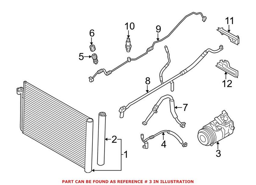 BMW A/C Compressor Genuine BMW 64529165808
