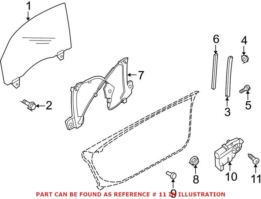Bolt Genuine VW/Audi 8Z0837691C