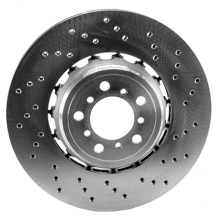 BMW Disc Brake Rotor – Front Passenger Side (380mm) (Drilled-Composite ...
