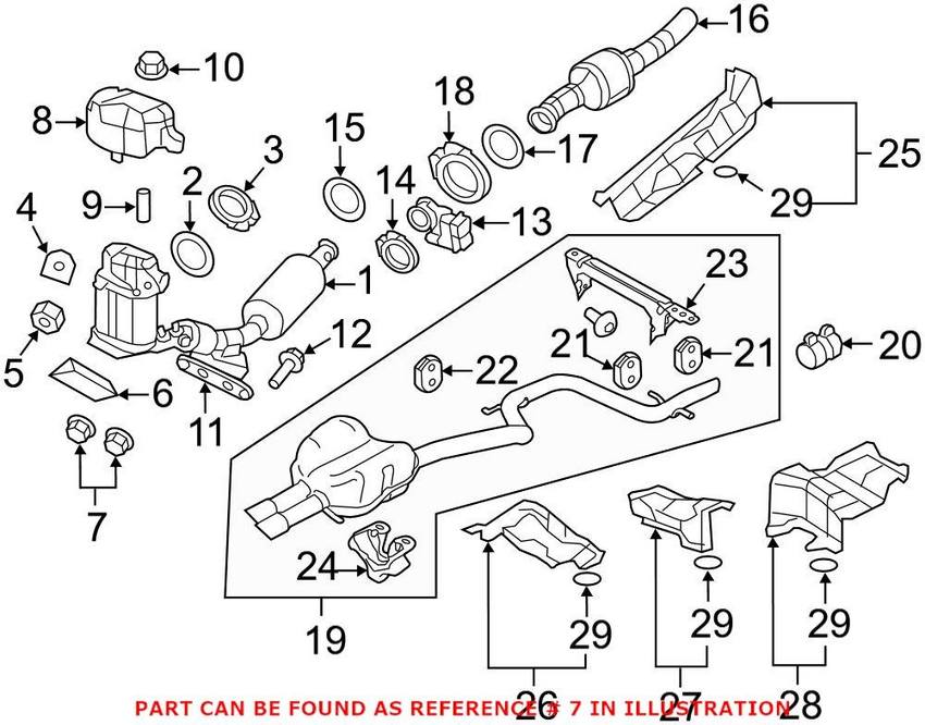 Flange Nut (M8) Genuine VW/Audi N 01508315