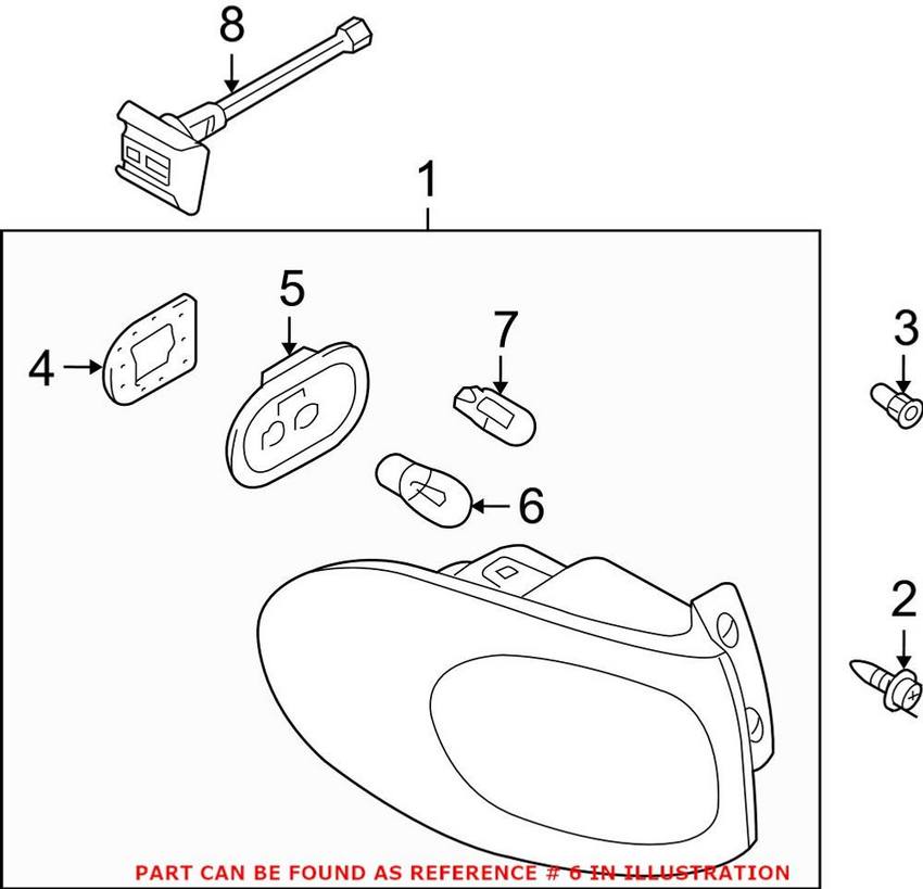 Light Bulb Genuine VW/Audi N 0177326