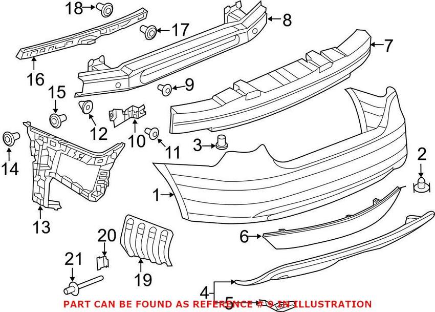 Hex Bolt (M8x25) Genuine VW/Audi N 0195306