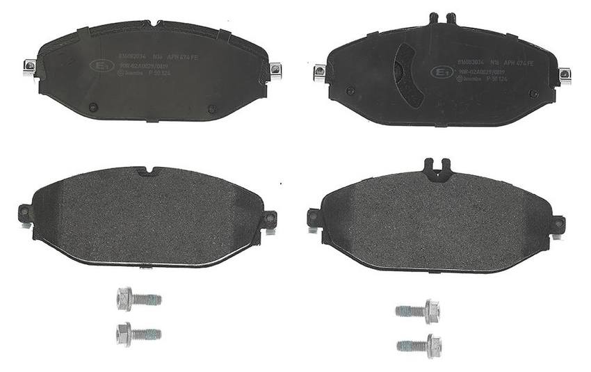 Mercedes Disc Brakes Kit – Pads Front (Low-Met) 0084203820 – Brembo ...