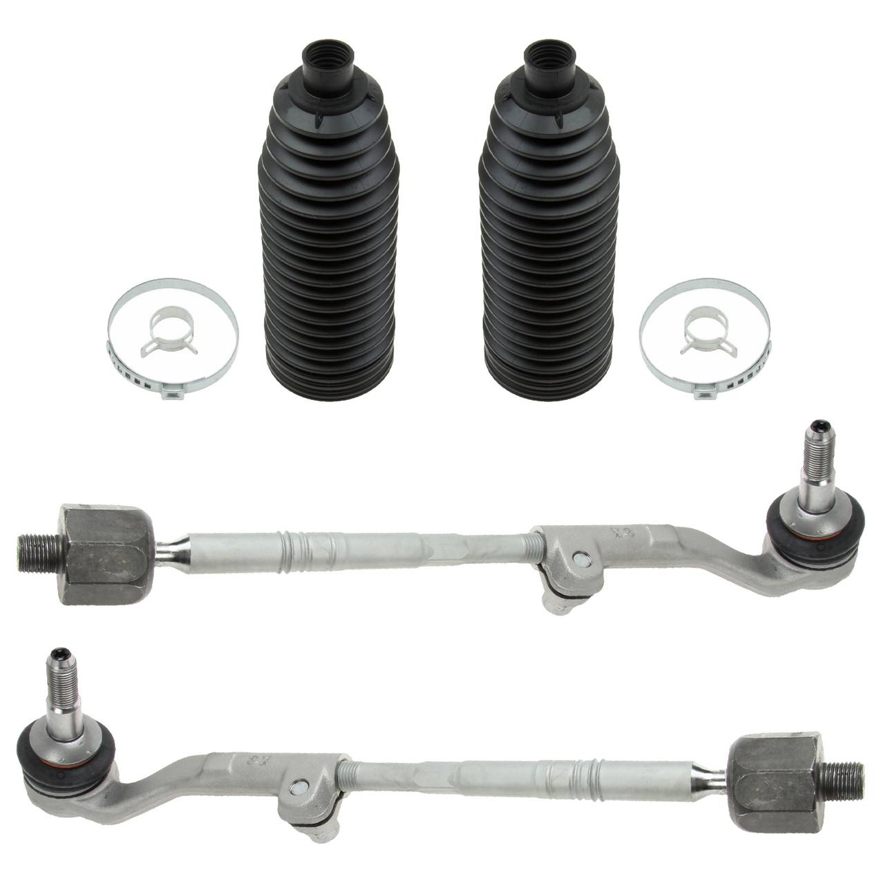 Steering Tie Rod Assemblies and Rack and Pinion Bellows Kit – Front ...