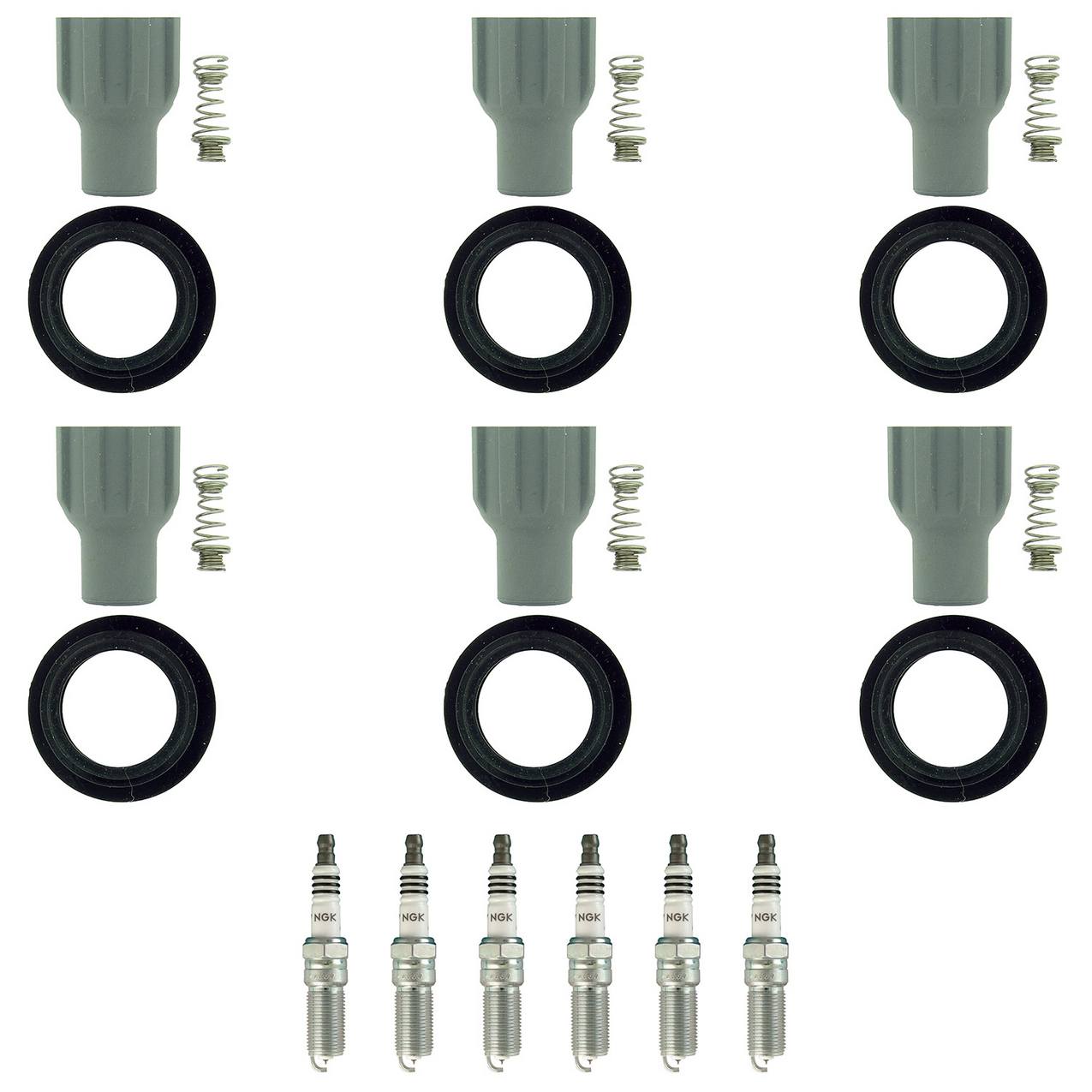 Spark Plug Boot Kit (Iridium IX) (Gap 0.044) NGK 5335552-Kit