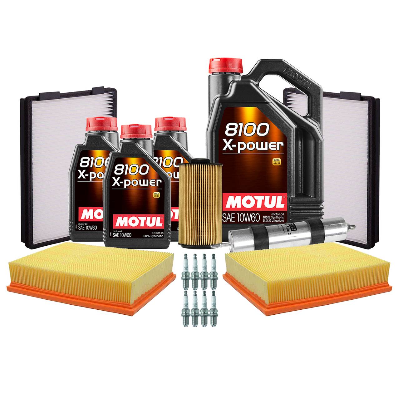 Engine Oil Change Kit – (10W60) (8 Liters) OEM 5141474-Kit