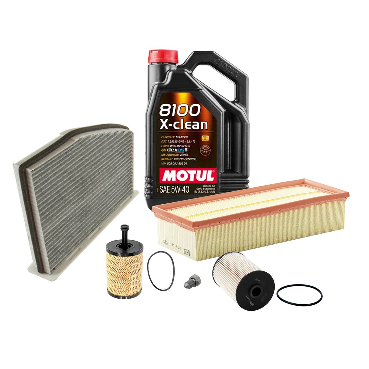 Engine Oil Change Kit – (5W40) (5 Liters) OEM 5141537-Kit