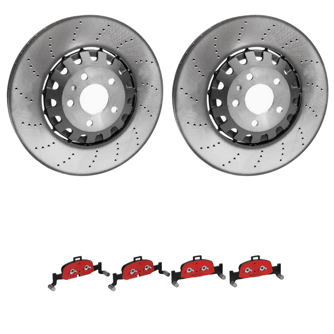 Disc Brake Pad and Rotor Kit – Front (375mm) (Ceramic) SHW Performance ...