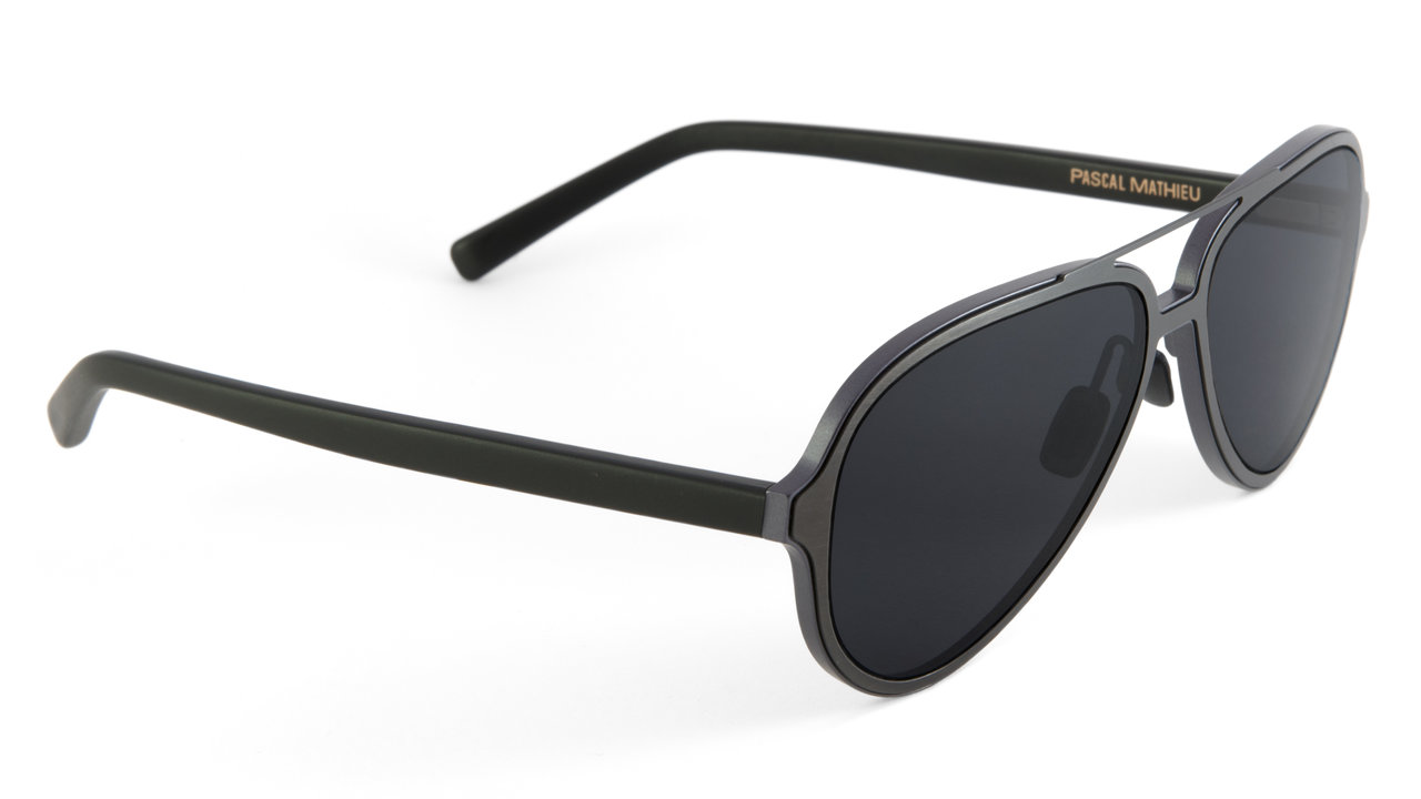 Aviateur Sunglasses, Black - Pascal Mathieu Eyewear
