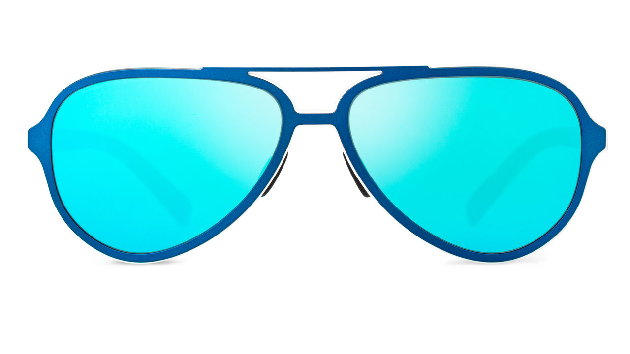 Aviateur Sunglasses, Hotel du Cap-Eden-Roc - Bleu & Blanc - Pascal ...