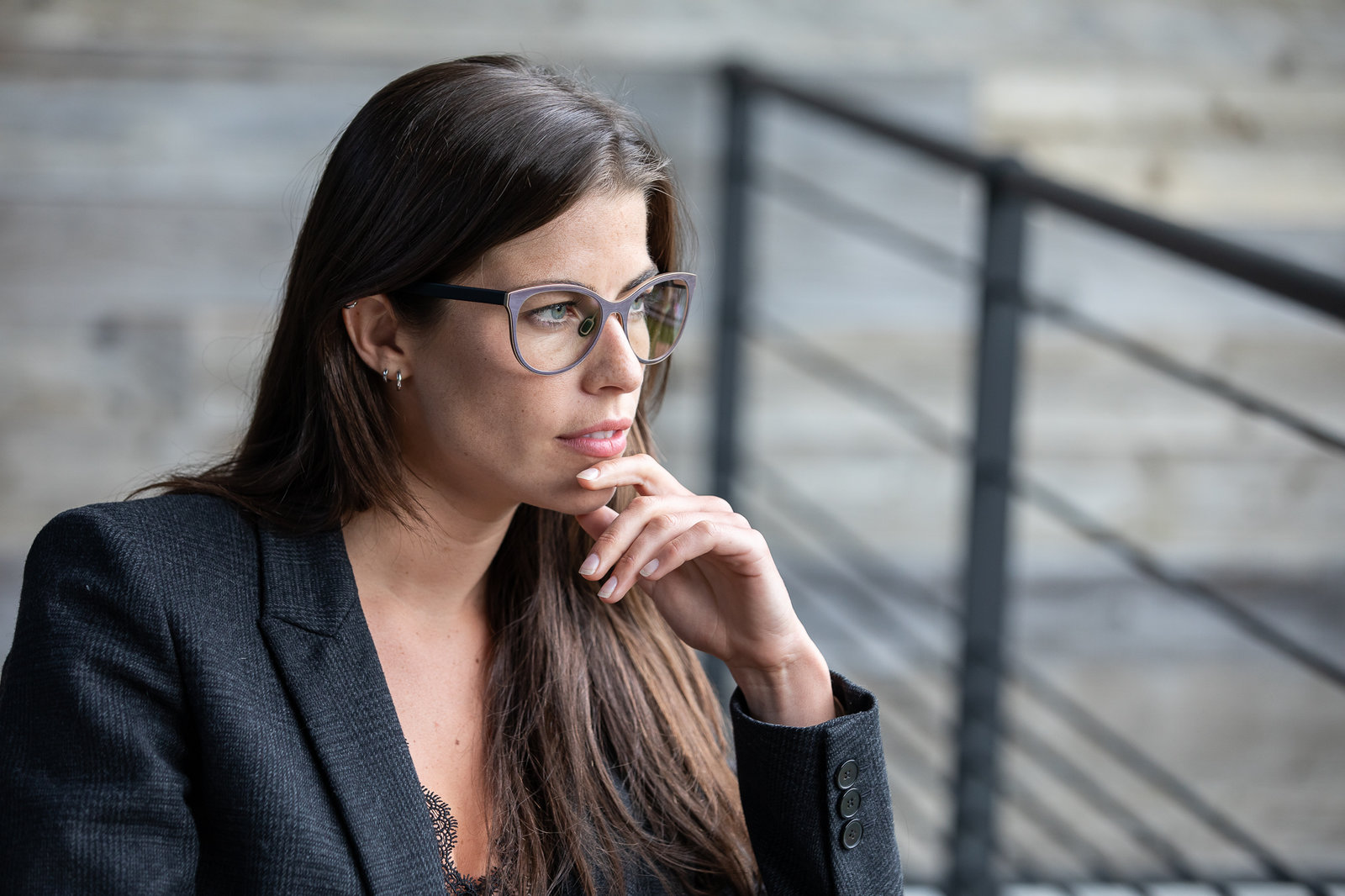 Papillon Sunglasses, Rose Gold - Pascal Mathieu Eyewear