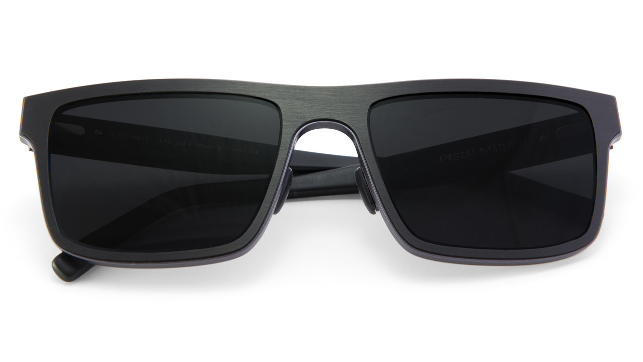 Carrée Sunglasses, Black - Pascal Mathieu Eyewear