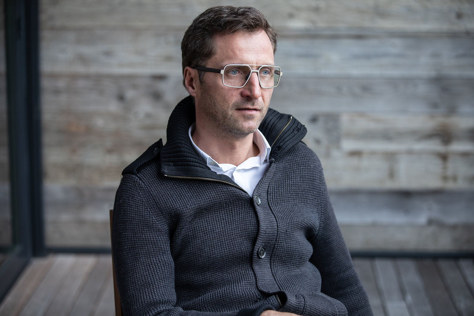 Big Boss Sunglasses, Steel - Pascal Mathieu Eyewear