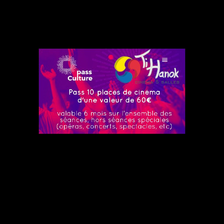 Pass 10 places de cinéma | pass Culture