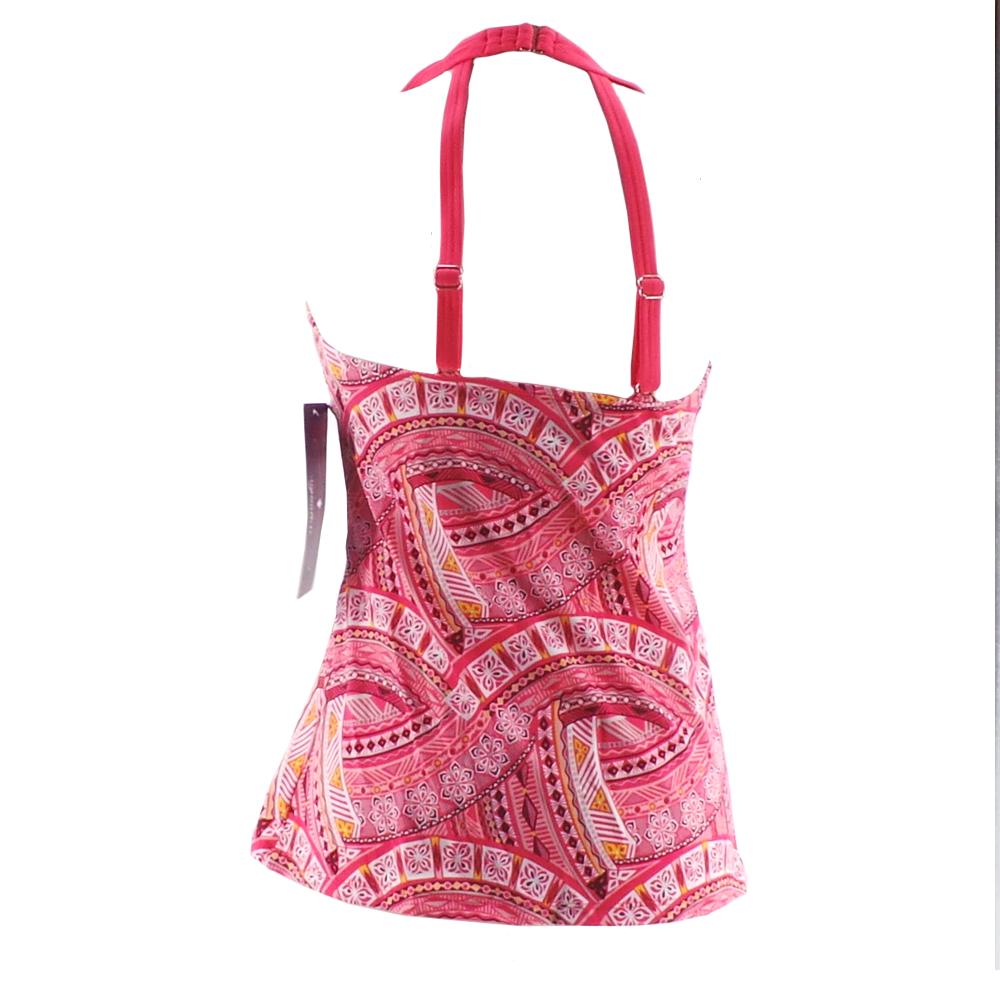 Ocean Dream Signature Tiki Maze Hi-Neck Tankini Swimsuit Coral Cove ...