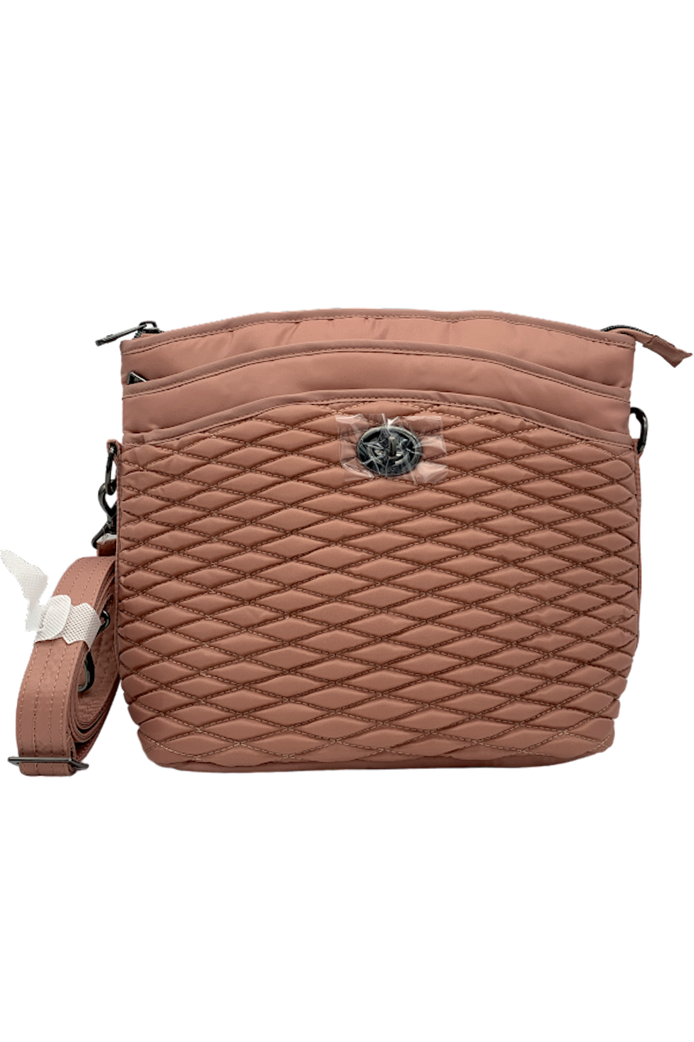 Lug Bubble Quilted Shoulder Bag Adagio Blush Pink | Jender