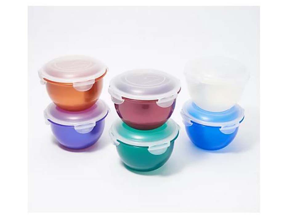 LocknLock Multicolor Bowl Storage Container- Set of 6 | Jender