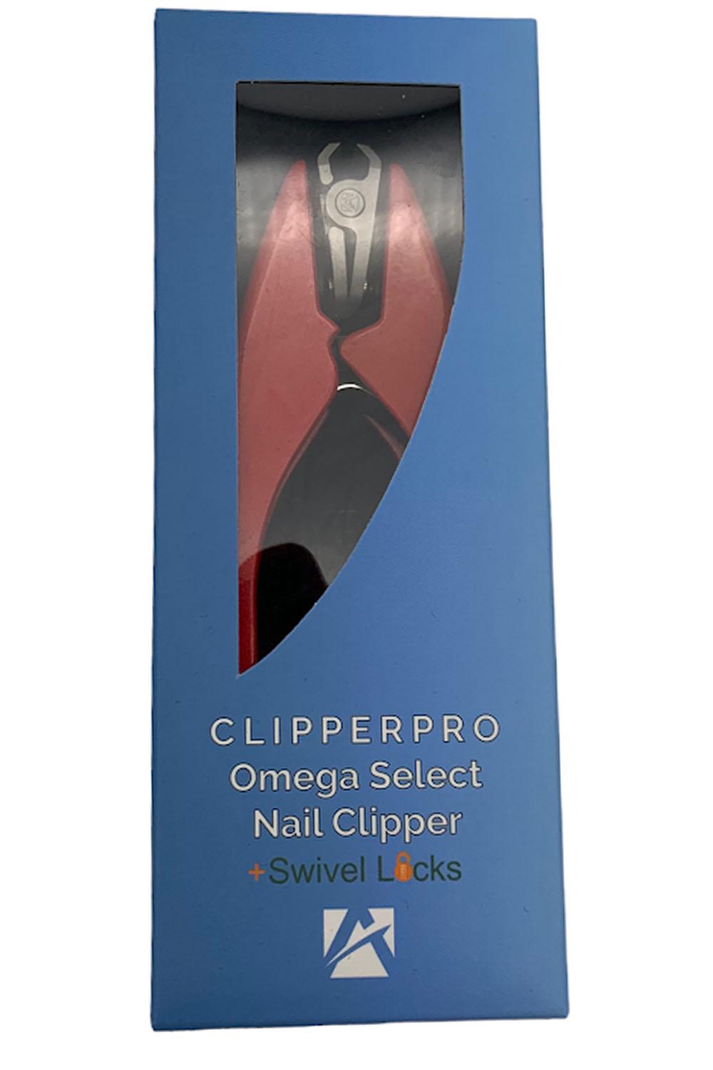 Azurro CLIPPERPRO 2.0 Nail Clipper w/ Swivel Head and Lock Red | Jender