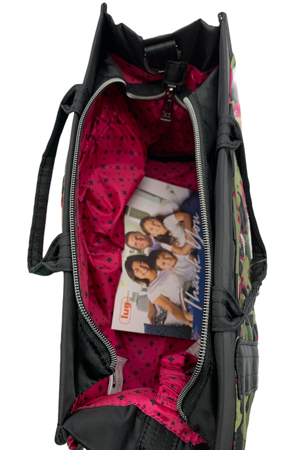 Lug East/West Convertible Shoulder Bag Romper 2 Camo Orchid | Jender